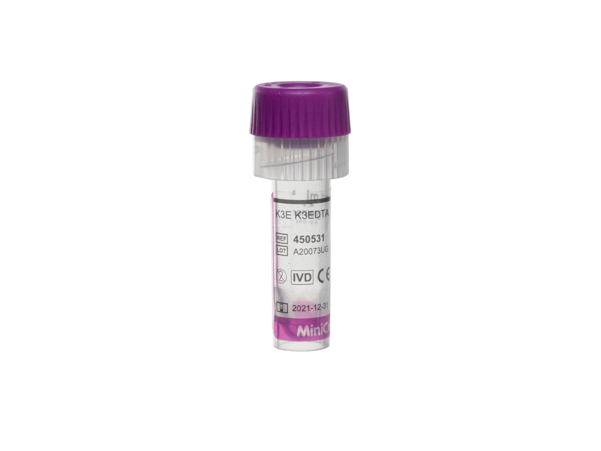 MiniCollect Tube 1ml K3E K3EDTA - Interpath Services Pty Ltd
