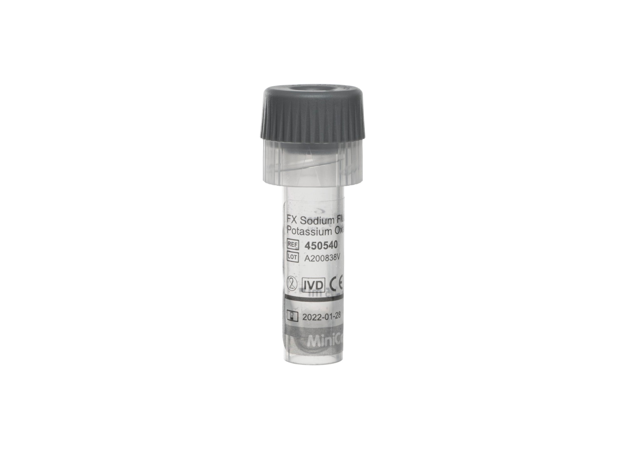 MiniCollect Tube 0.25ml FX Sodium Fluoride/Potassium Oxalate ...