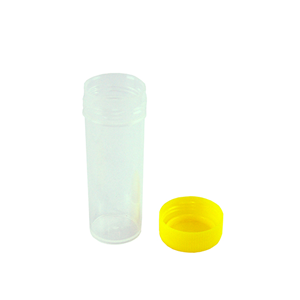 Techno Plas Container Unlabelled w/Yellow Cap 30ml